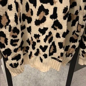 entro | Tops | Entro Leopard Sweater | Poshmark